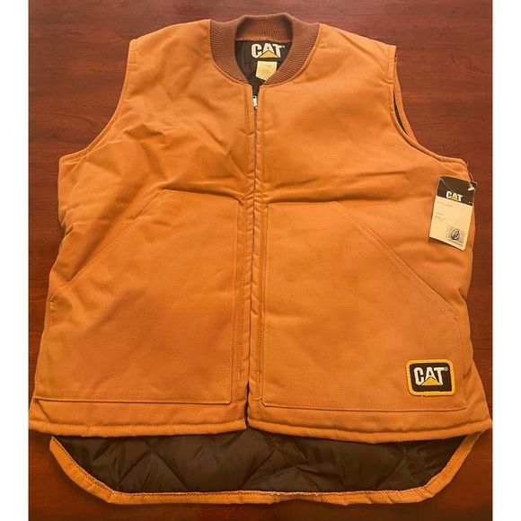 Caterpillar | Jackets & Coats | Vintage Cat Caterpillar Gilet Insulated ...